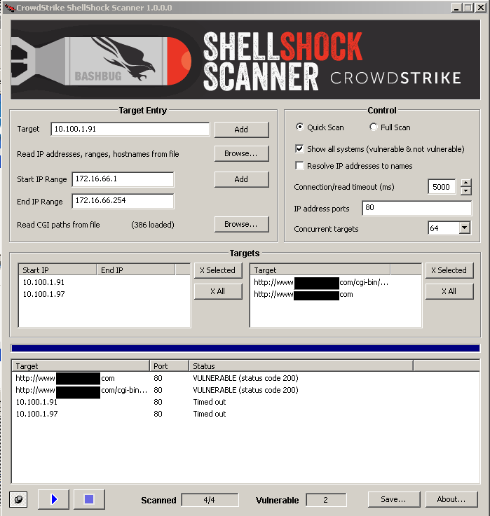 CrowdStrike ShellShock Scanner - New Community Tool - crowdstrike.com