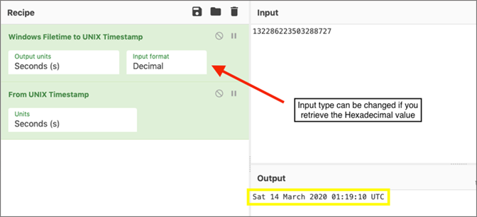 Filetime Converter
