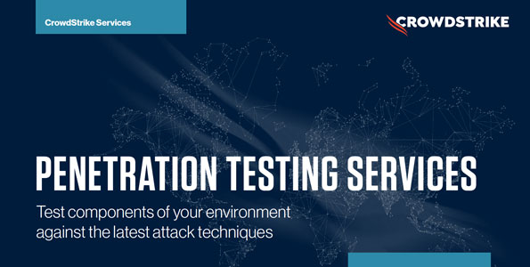 Penetration Testing Services | Data Sheet | CrowdStrike Penetration Testing Services | Data Sheet | CrowdStrike