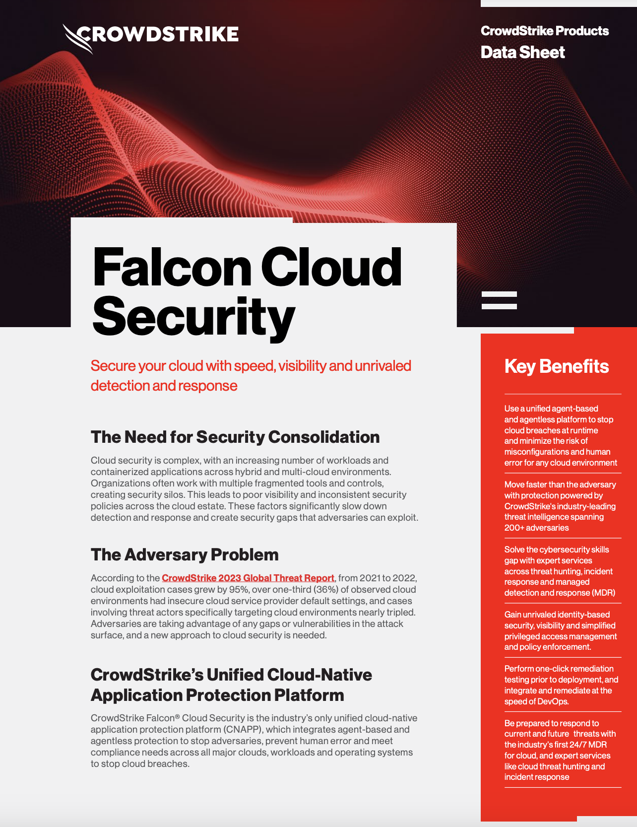Cloud Security Solution Brief [download] Crowdstrike