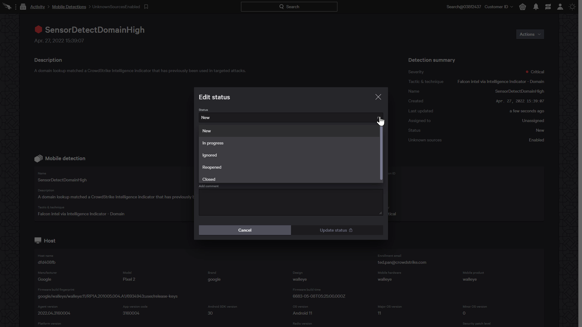Protecting Users from Malicious Sites with Falcon for Mobile