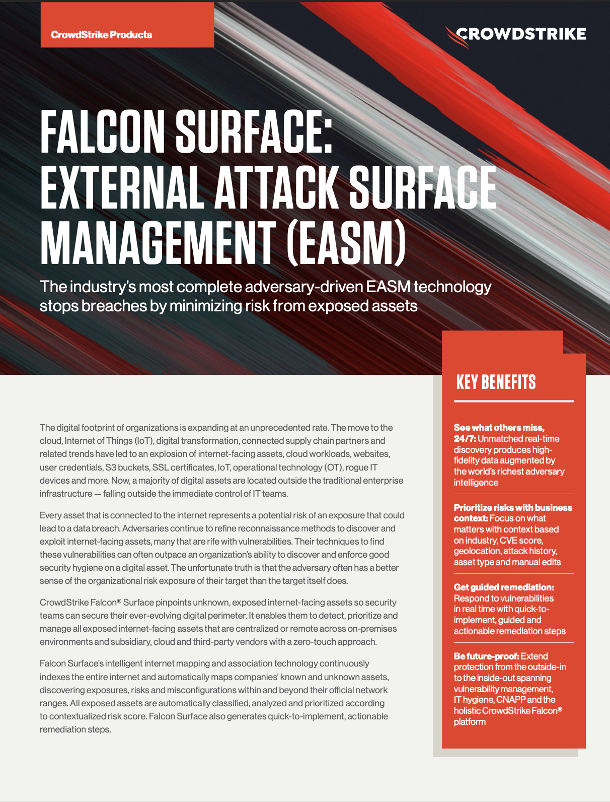 CrowdStrike Falcon® Surface | Data Sheet CrowdStrike Falcon® Surface | Data Sheet