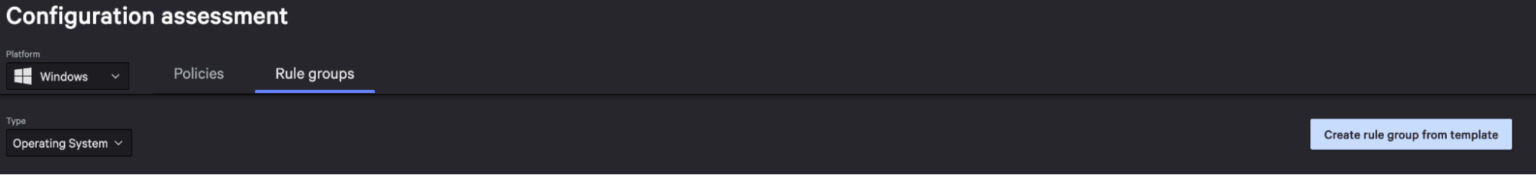 Creating Configuration Assessment Rules | Tech Hub