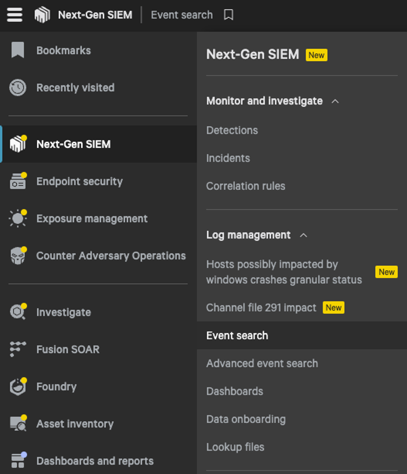 Seamless Data onboarding with CrowdStrike Falcon Next-Gen SIEM and ...