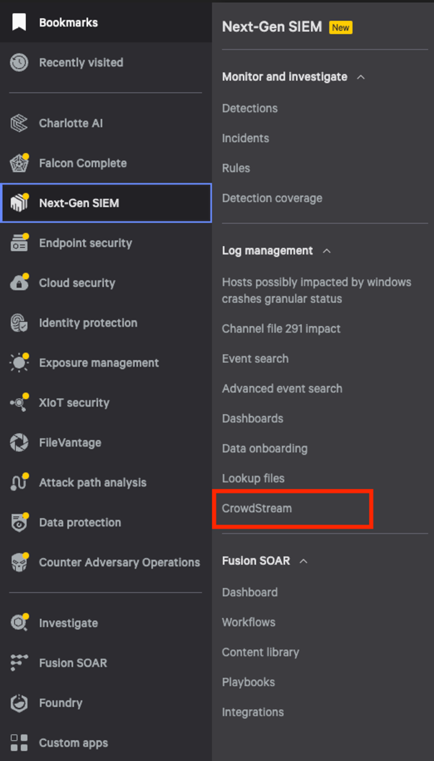 Seamless Data onboarding with CrowdStrike Falcon Next-Gen SIEM and ...